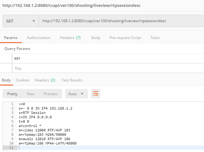 CCAPI RTP Streaming Quick Start Guide